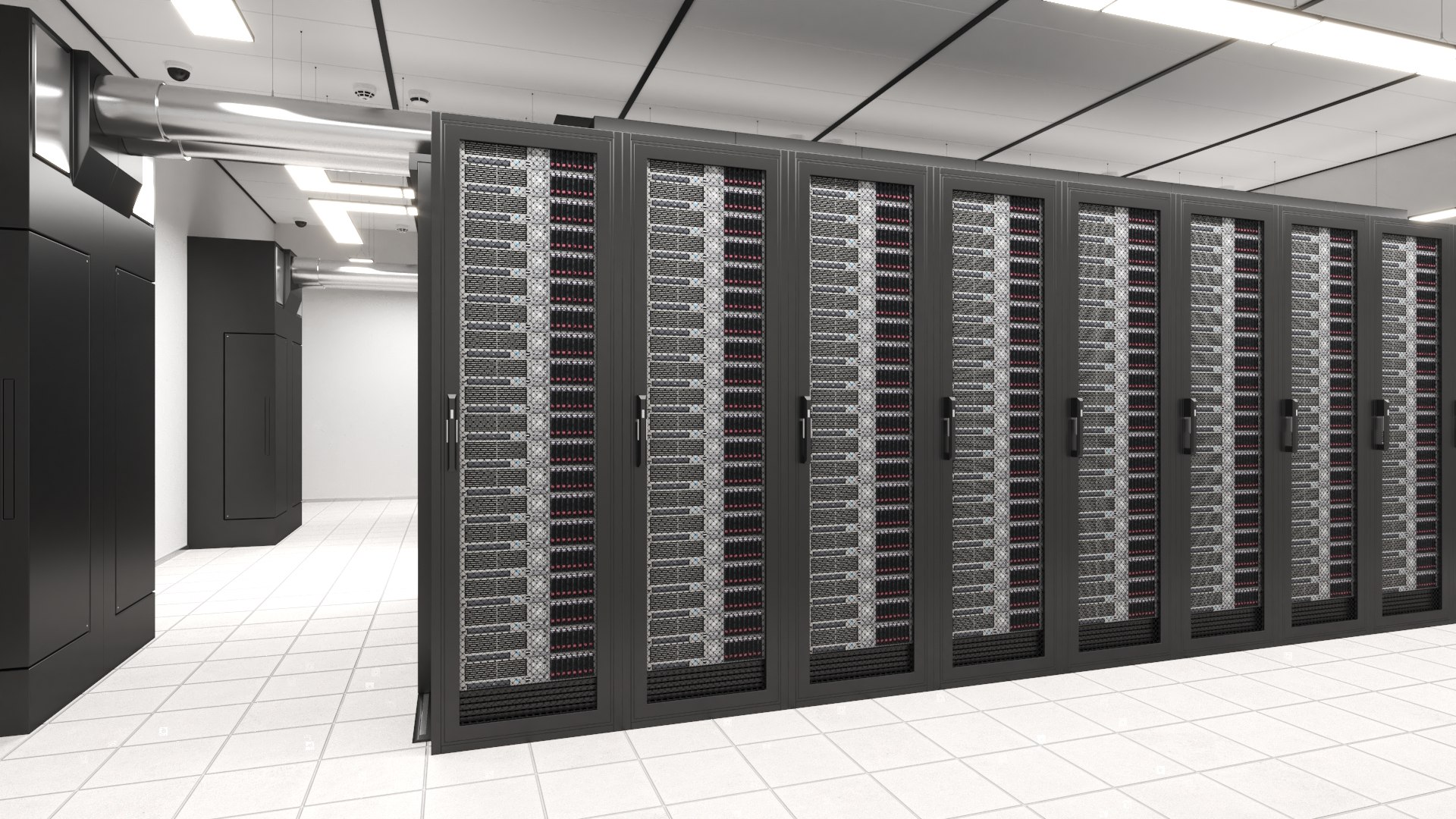 Server Room 3D - TurboSquid 2139535