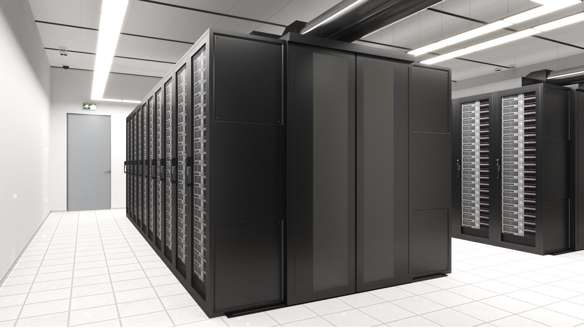 Server Room 3D - TurboSquid 2139535