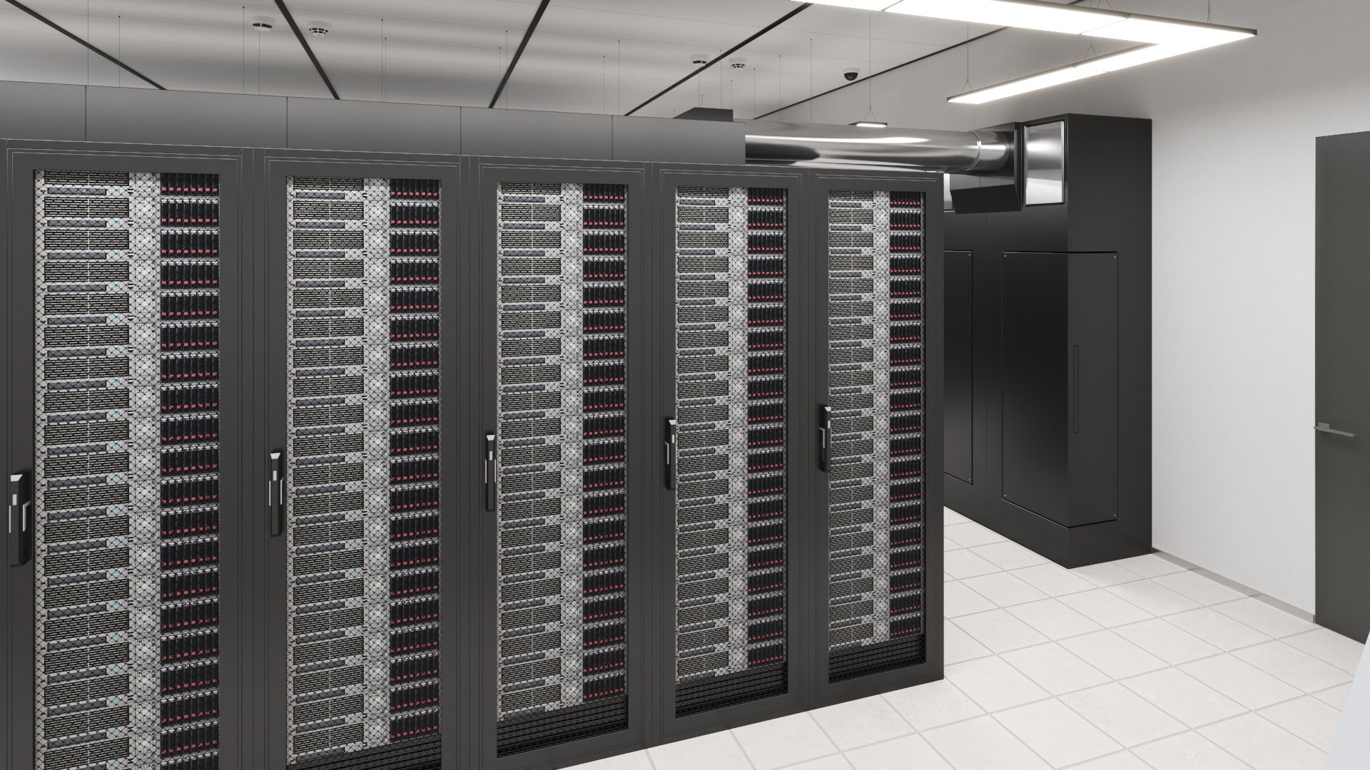 Server Room 3D - TurboSquid 2139535