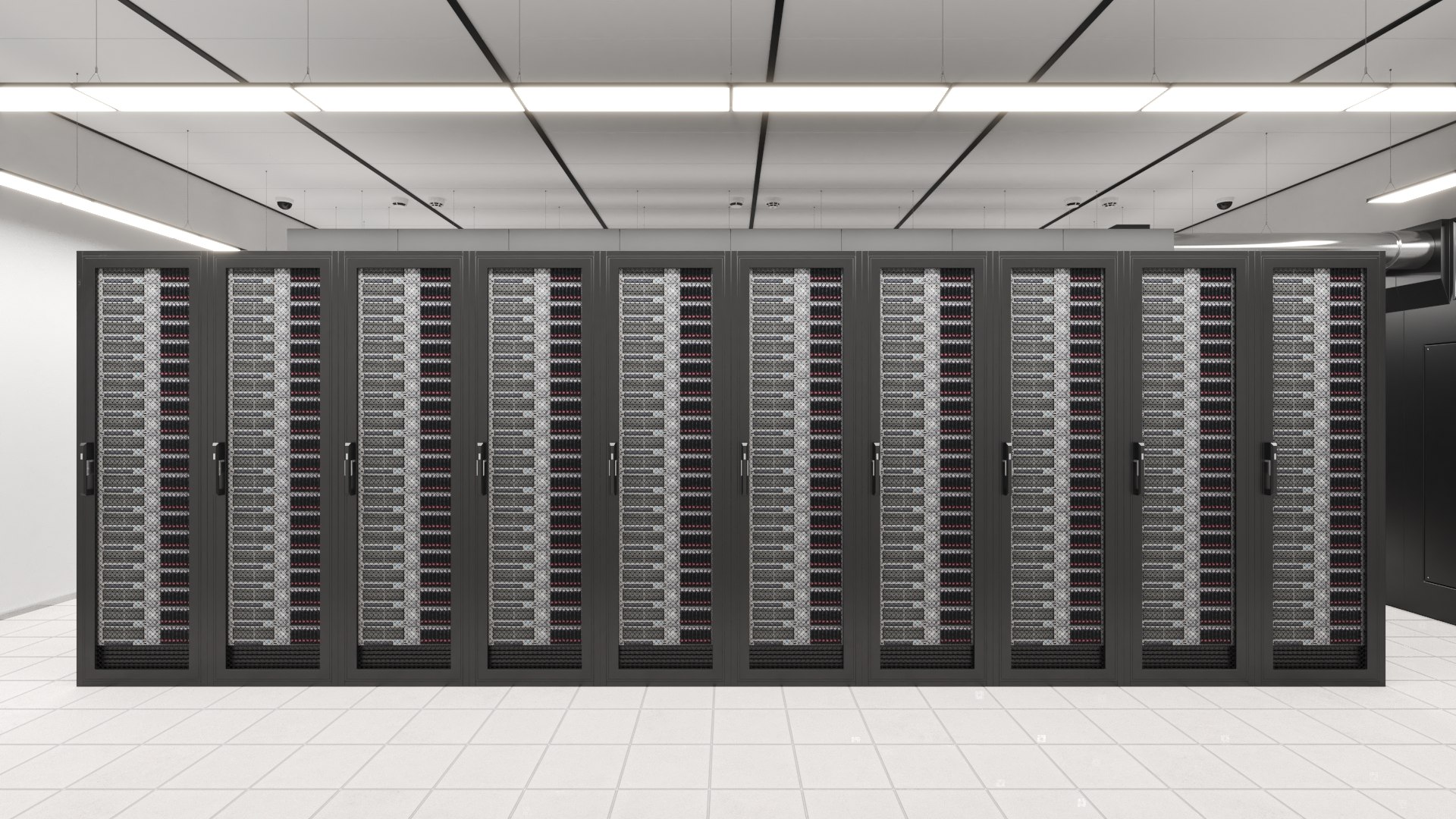 Server Room 3D - TurboSquid 2139535