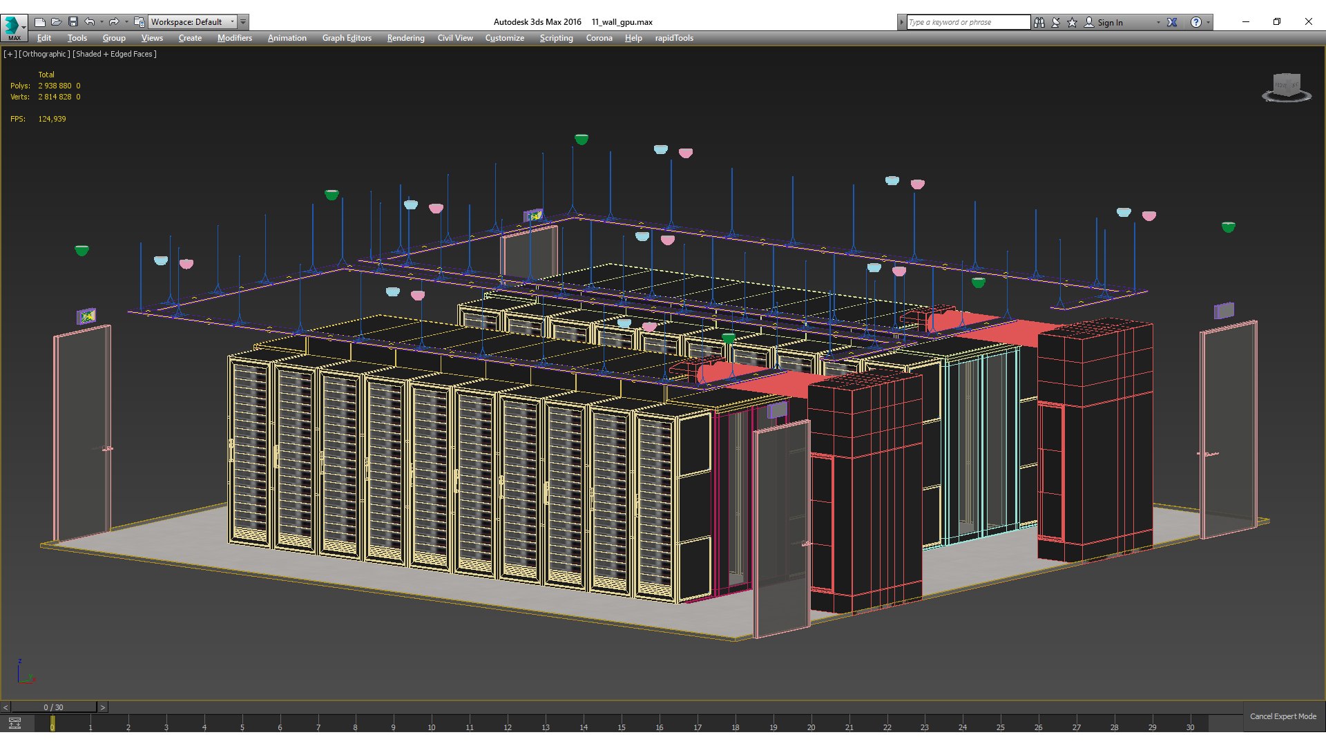 Server Room 3D - TurboSquid 2139535