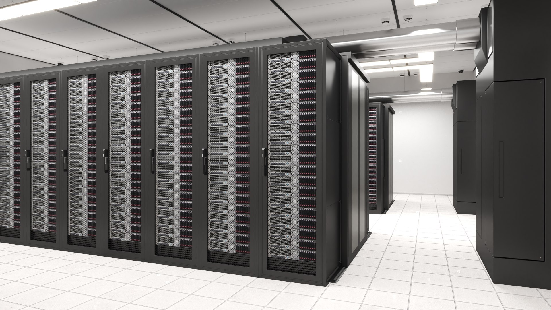 Server Room 3D - TurboSquid 2139535