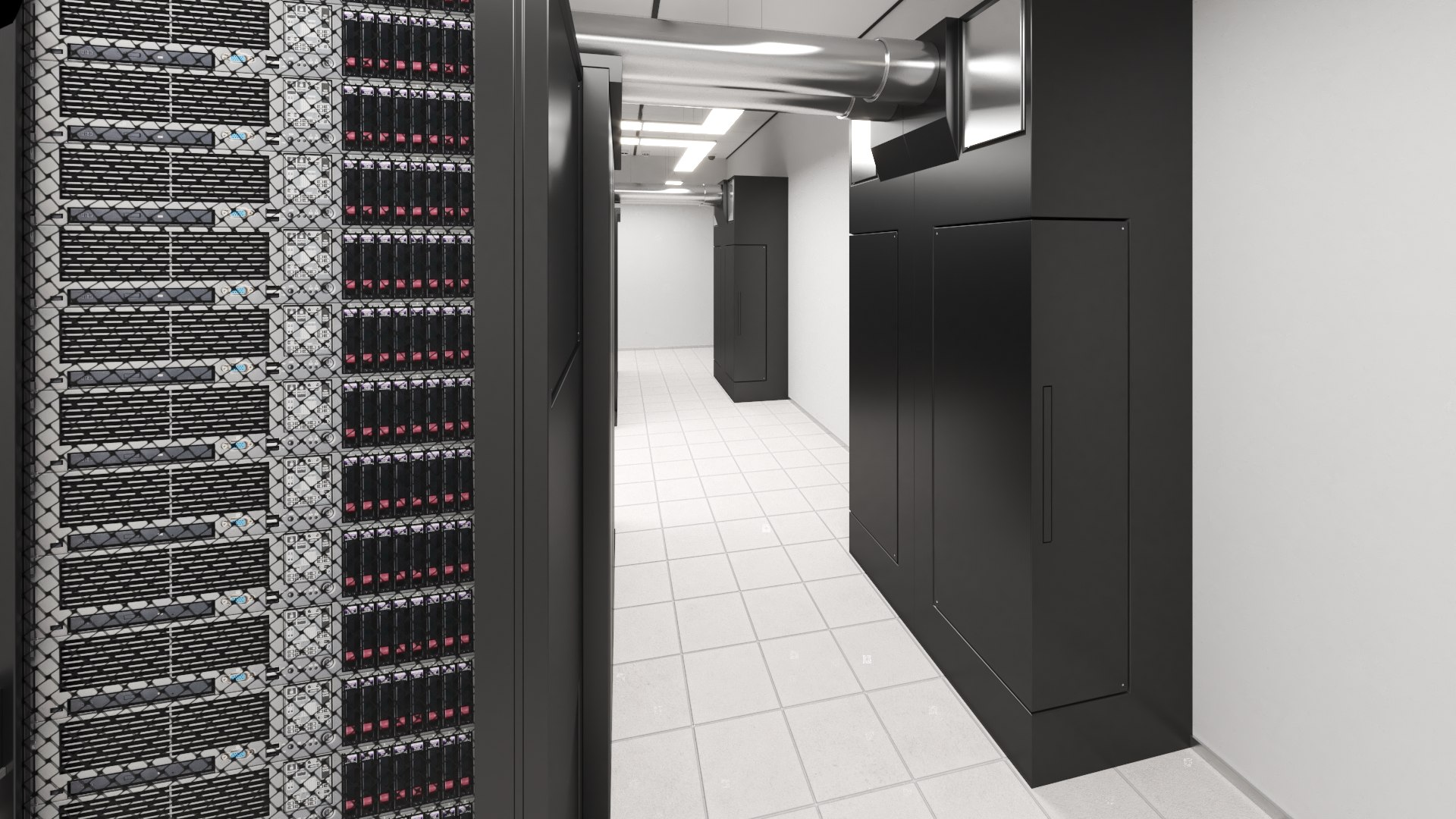 Server Room 3D - TurboSquid 2139535