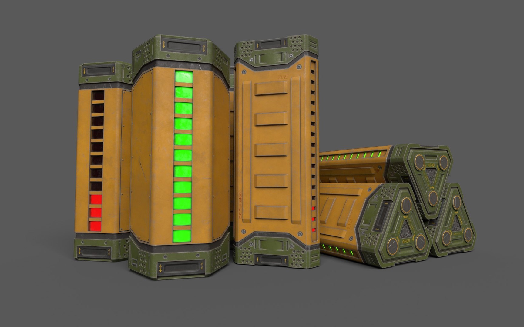 Sci-Fi Power Battery 3D - TurboSquid 2144067