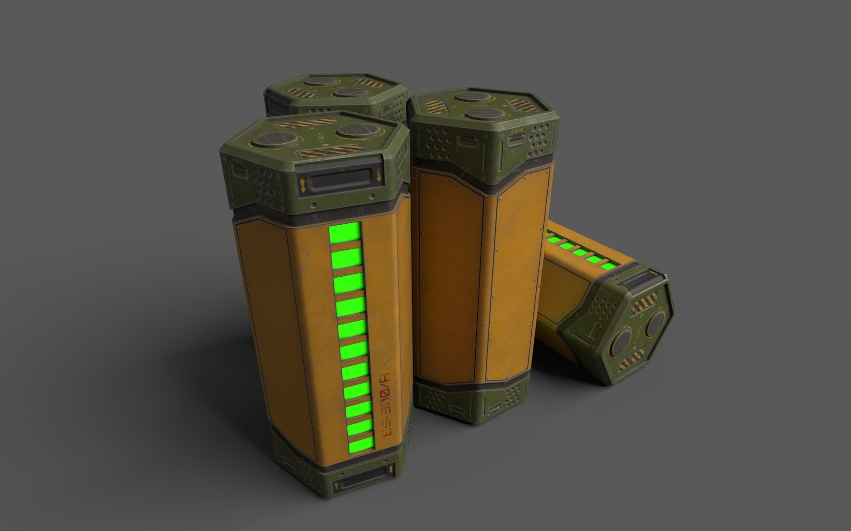 Sci-Fi Power Battery 3D - TurboSquid 2144067