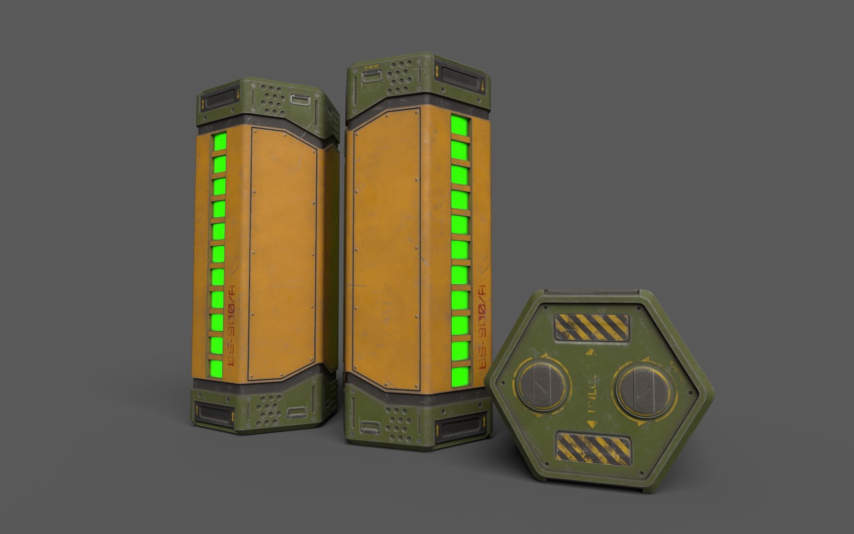 Sci-Fi Power Battery 3D - TurboSquid 2144067