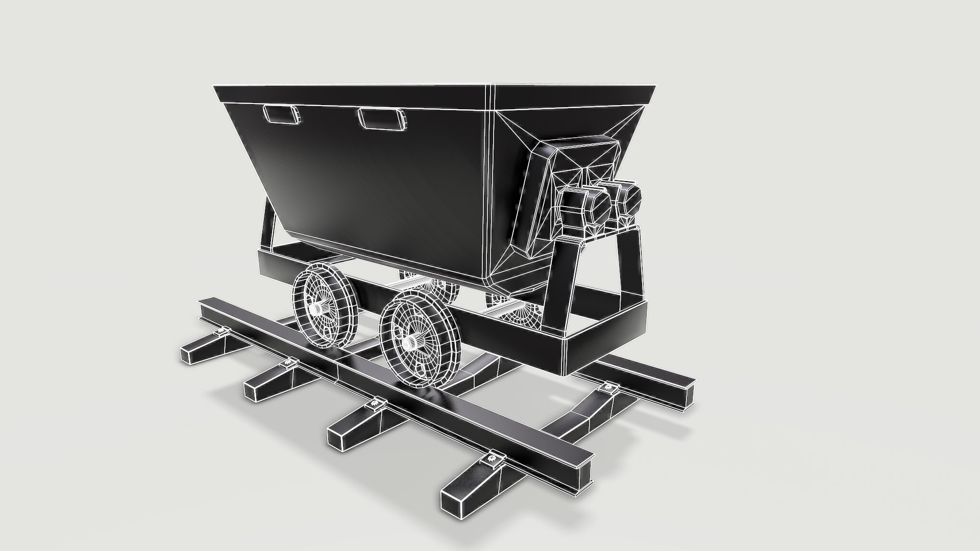 3D Model Mine Wagon 1 - TurboSquid 1743580
