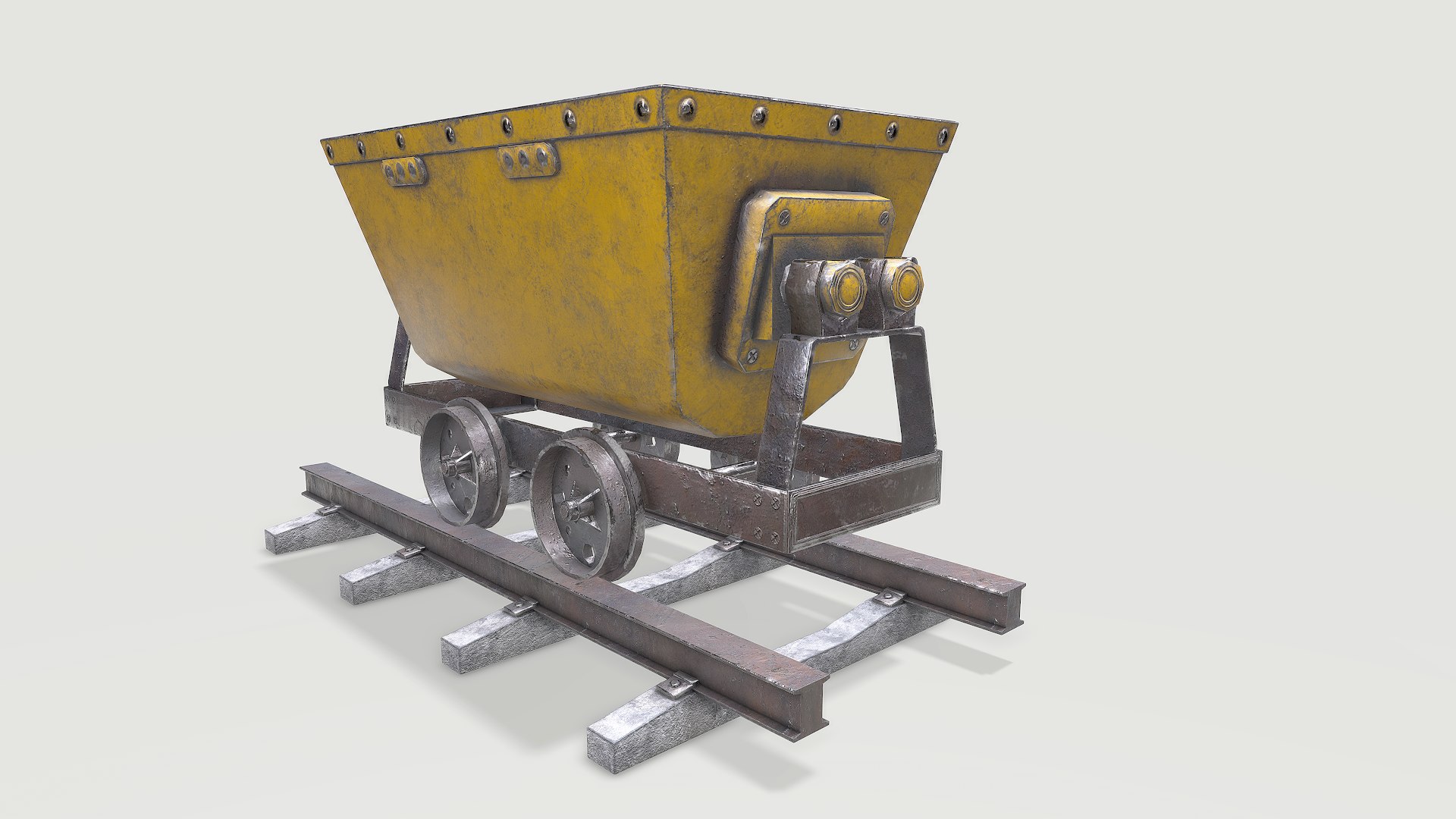 3D Model Mine Wagon 1 - TurboSquid 1743580