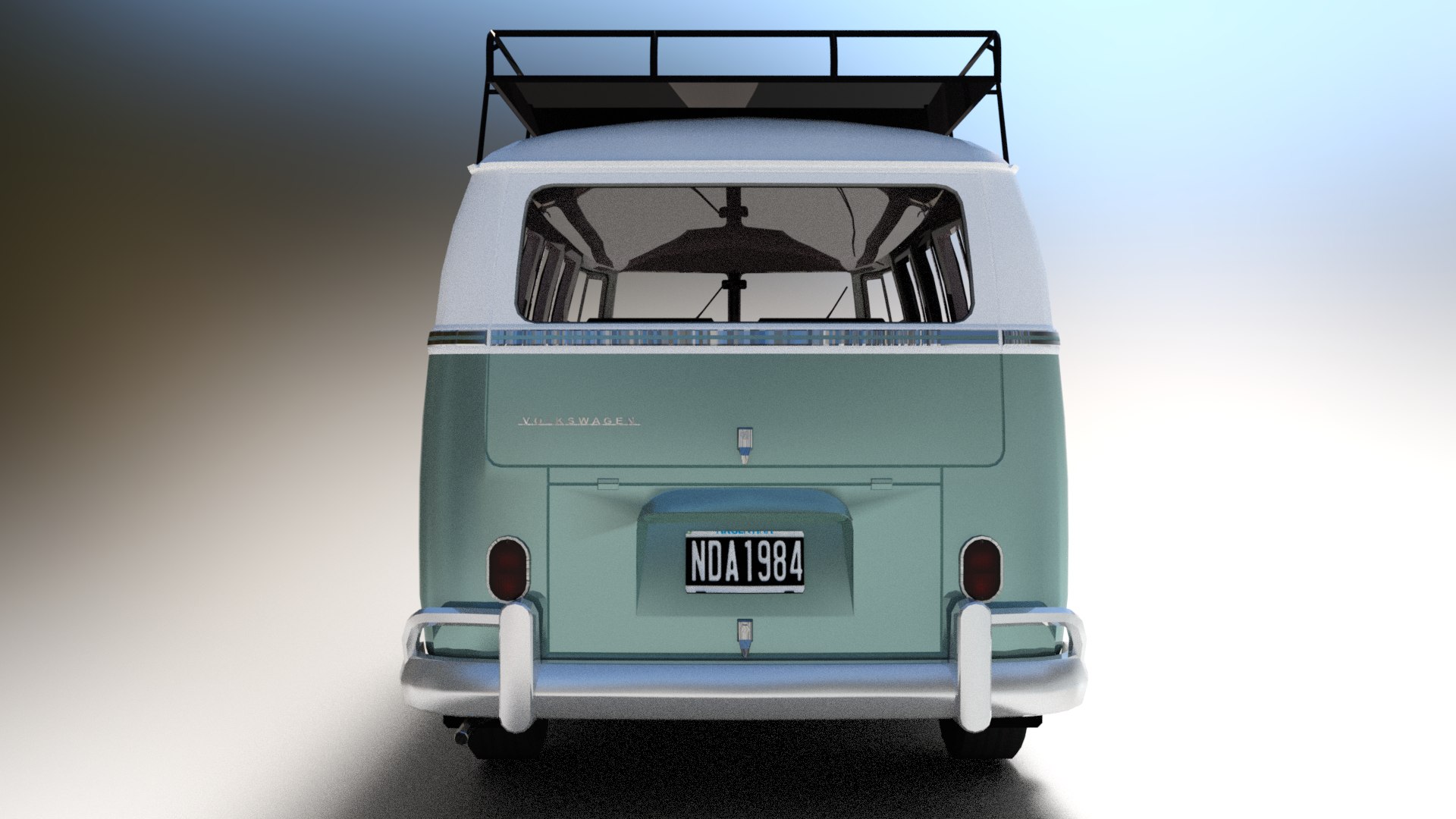 3D model Volkswagen Bus-1965 - TurboSquid 2029558