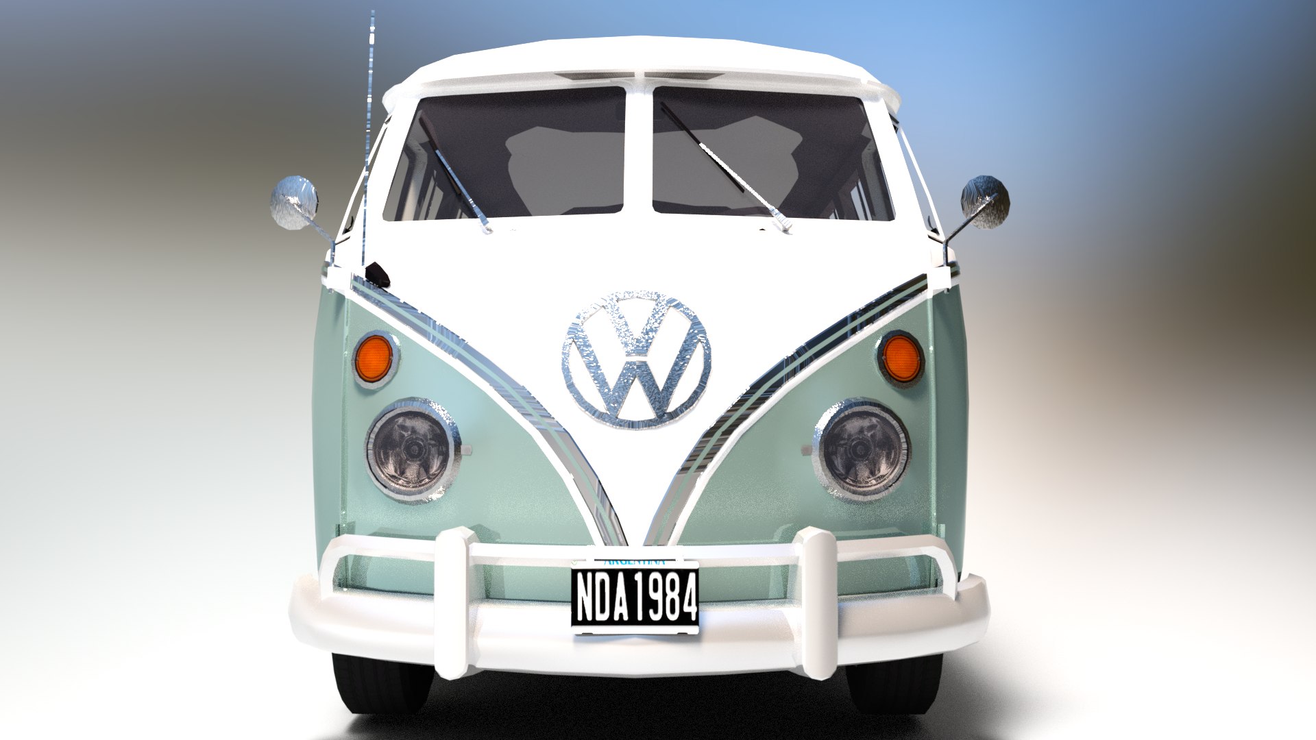 3D model Volkswagen Bus-1965 - TurboSquid 2029558