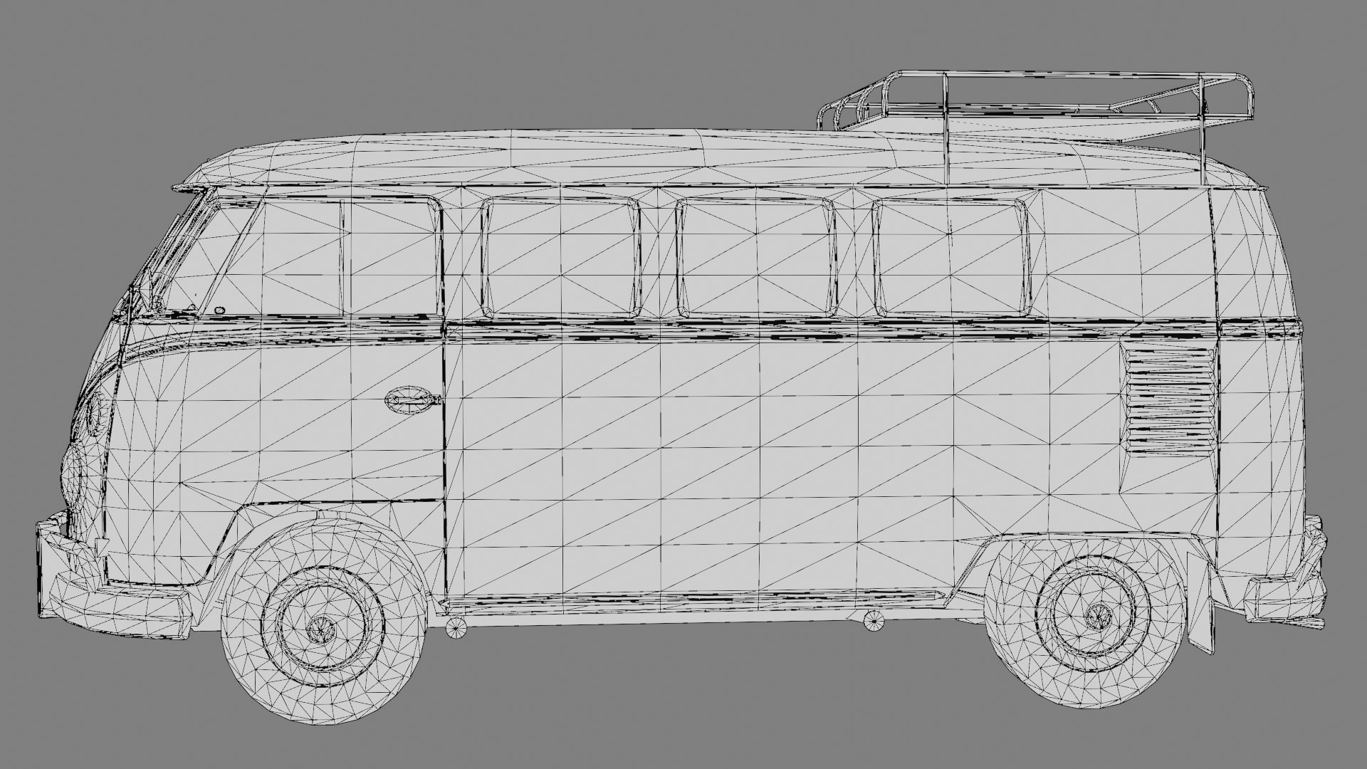 3D model Volkswagen Bus-1965 - TurboSquid 2029558