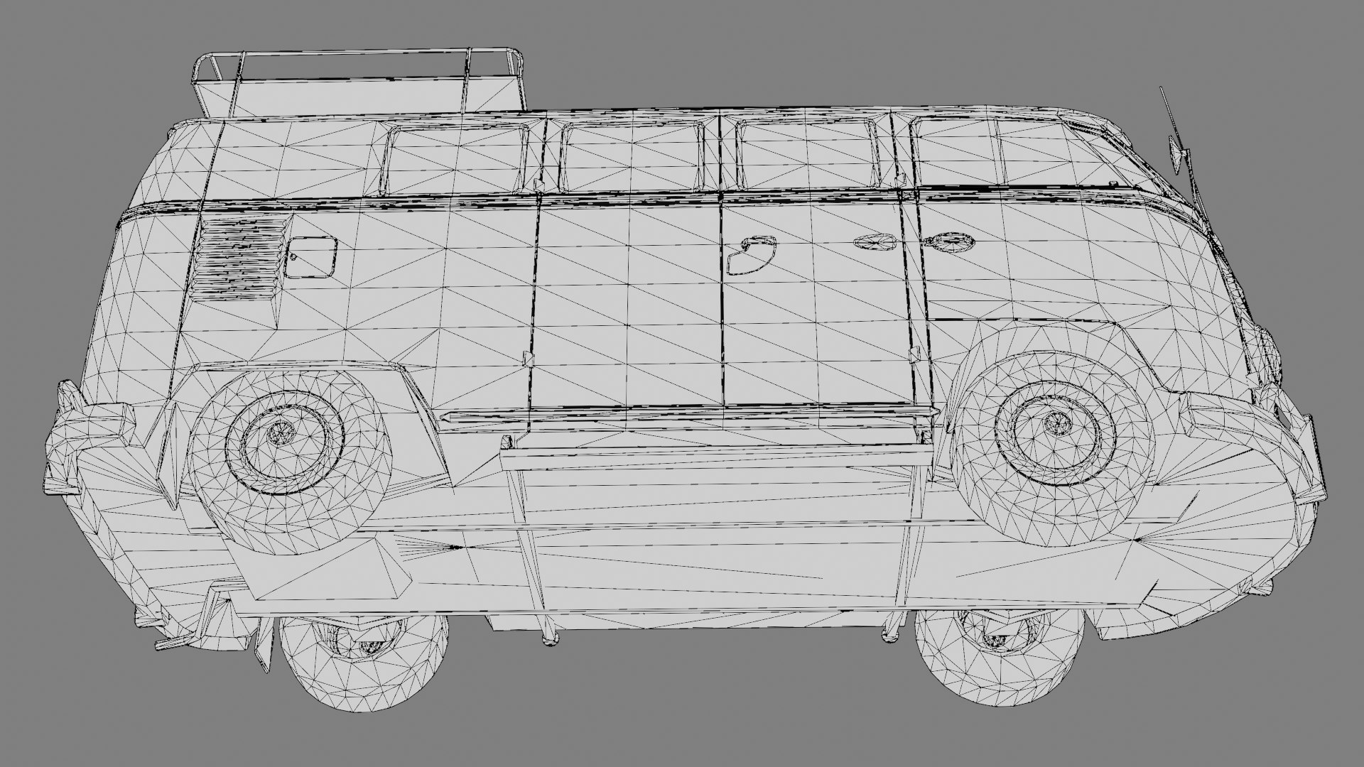 3D model Volkswagen Bus-1965 - TurboSquid 2029558