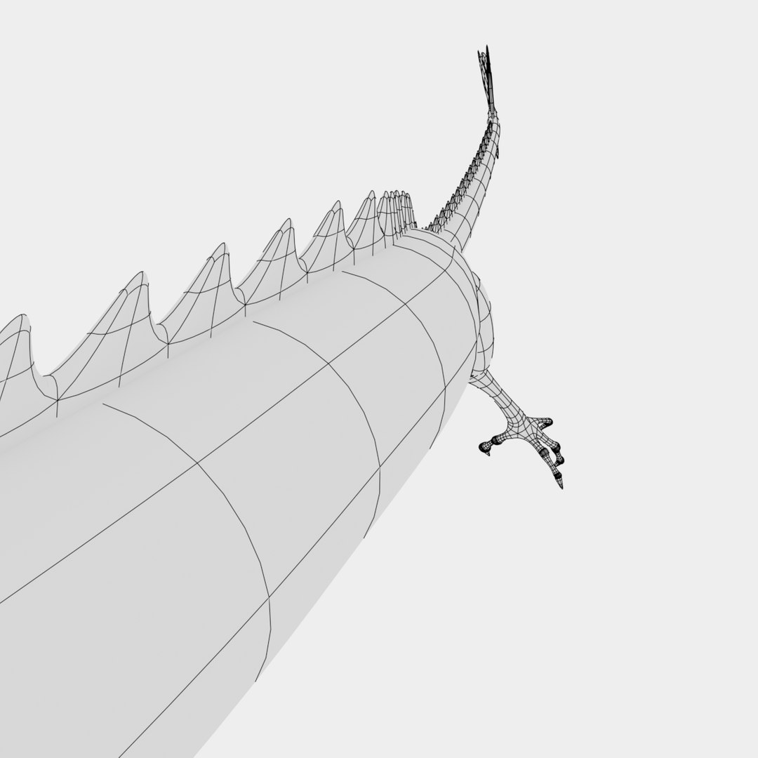 Gold Rigging Dragon Col 3d Model