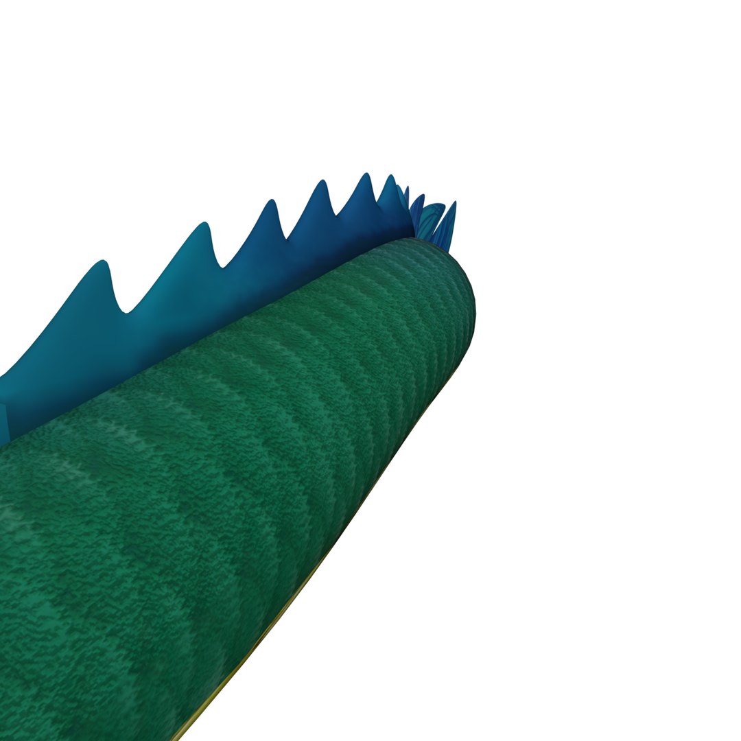 gold rigging dragon col 3d model