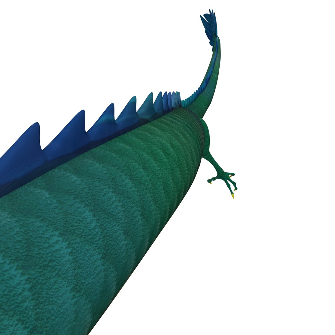 gold rigging dragon col 3d model