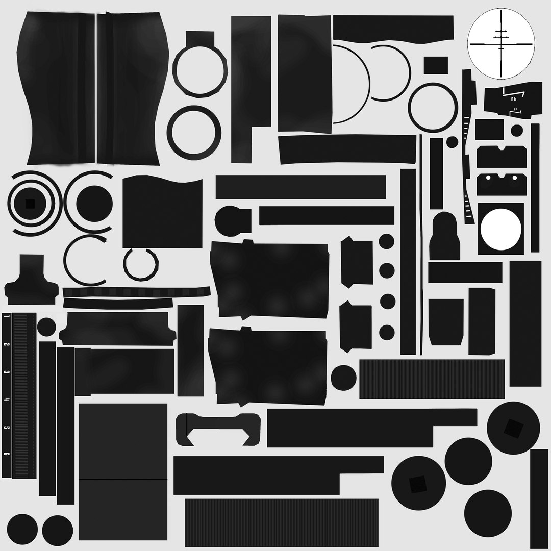 3D Acog Optic Model - TurboSquid 1156905