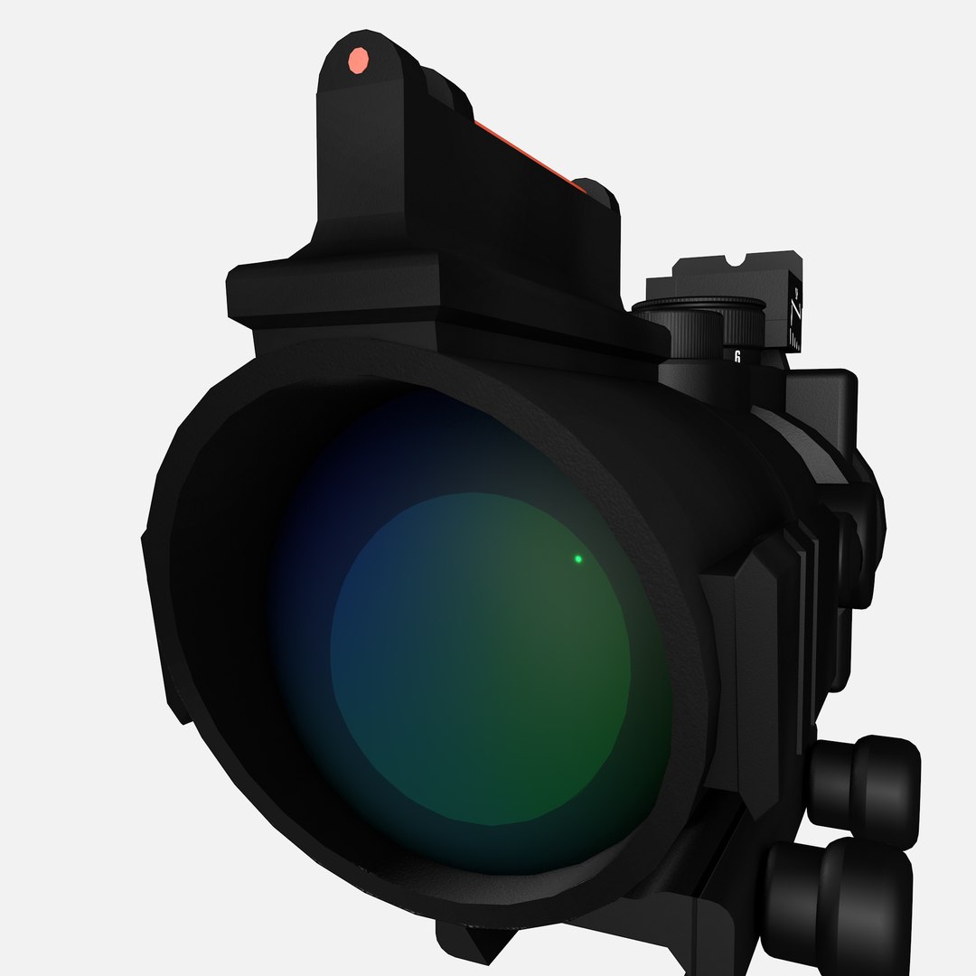 3D Acog Optic Model - TurboSquid 1156905