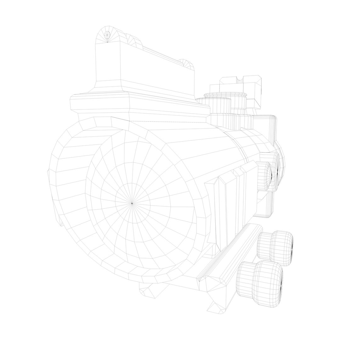 3D Acog Optic Model - TurboSquid 1156905