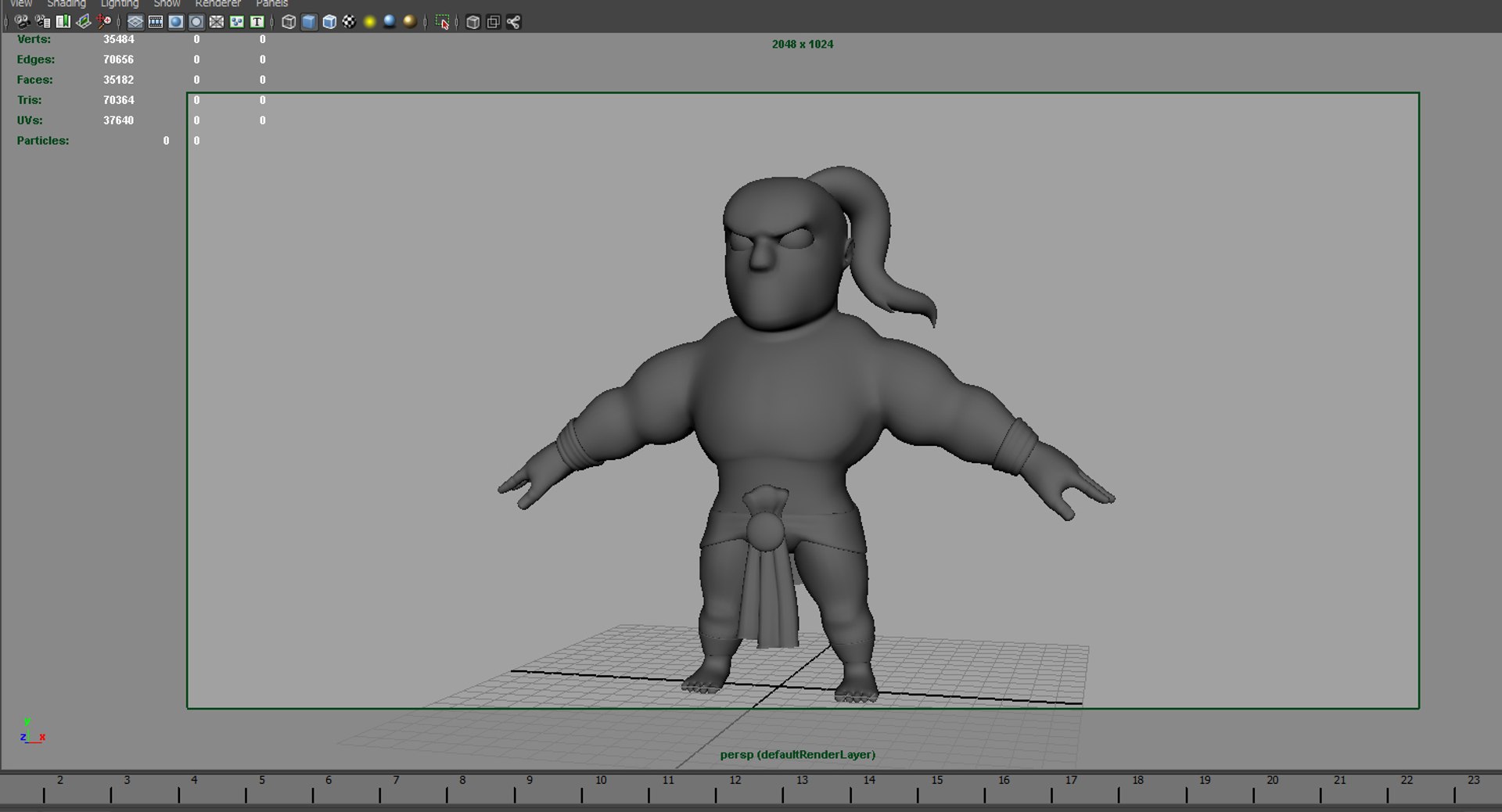 3D ninja cartoon character model - TurboSquid 1499017
