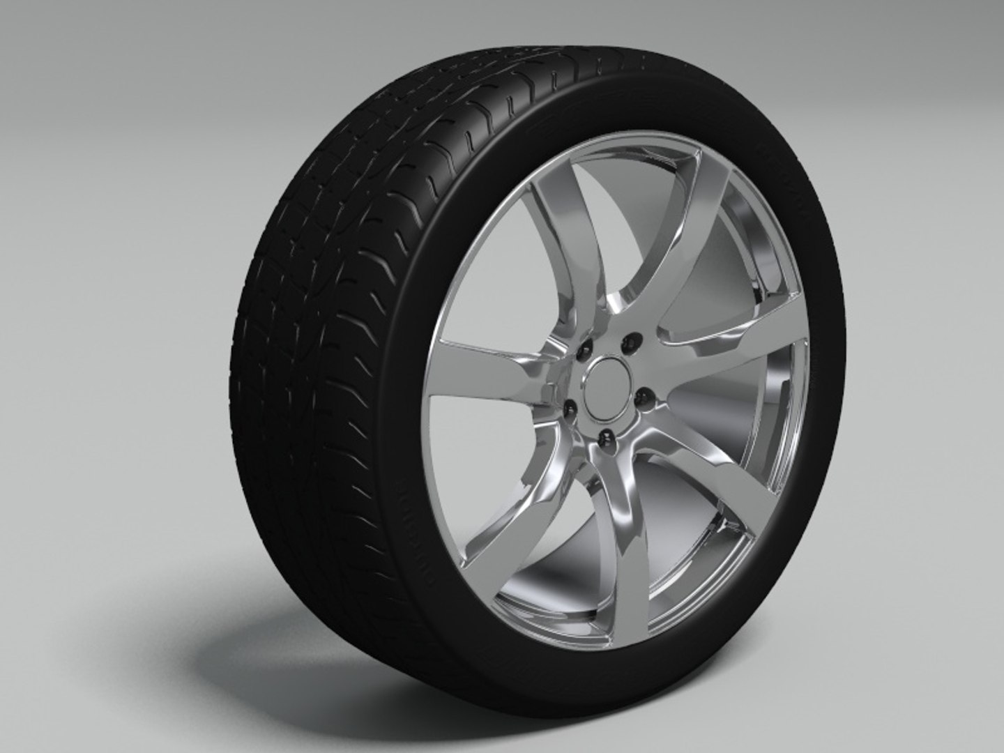 Tire Bridgestone Potenza 3d Model