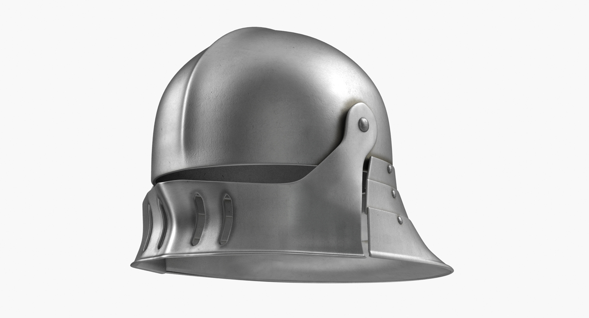 German Sallet Medieval Helmet 3d Max