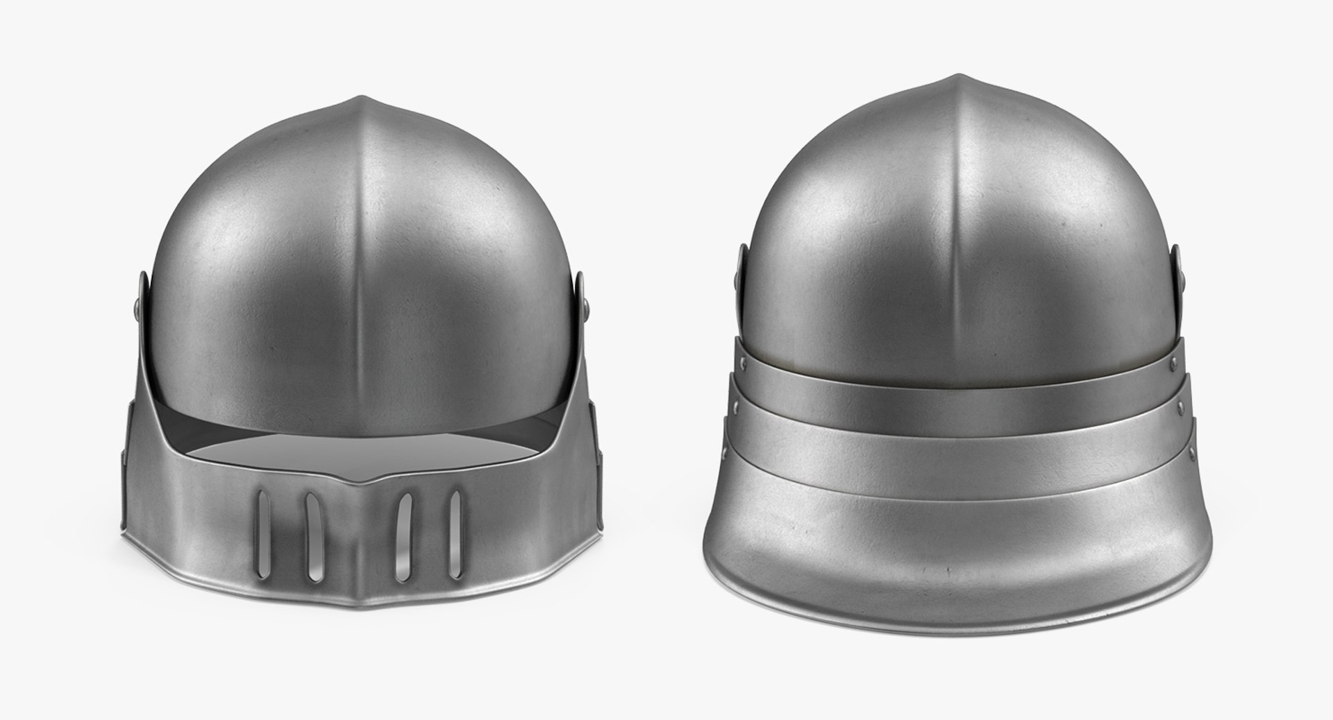 German Sallet Medieval Helmet 3d Max