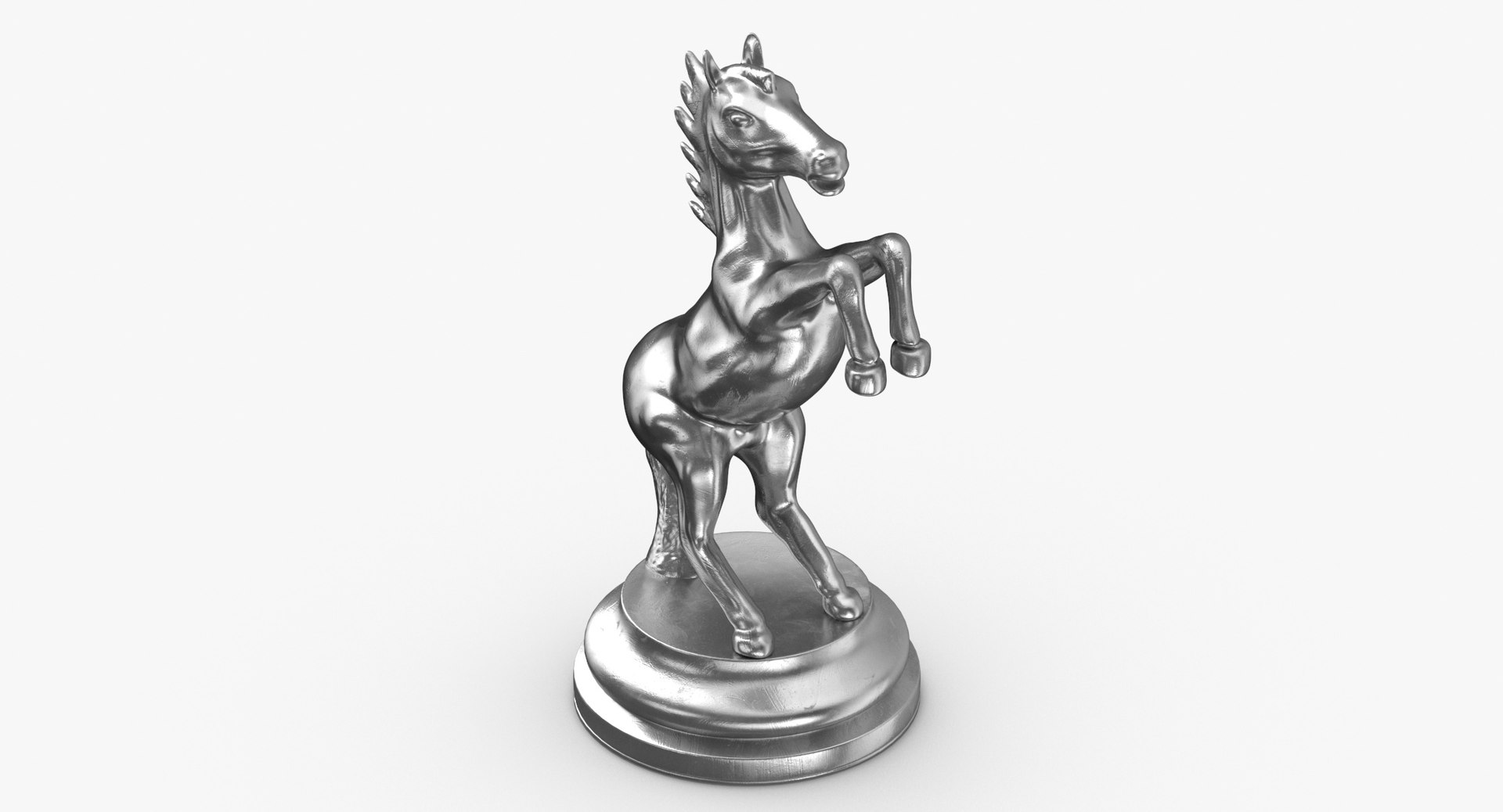 3D chess piece 02 knight - TurboSquid 1599016