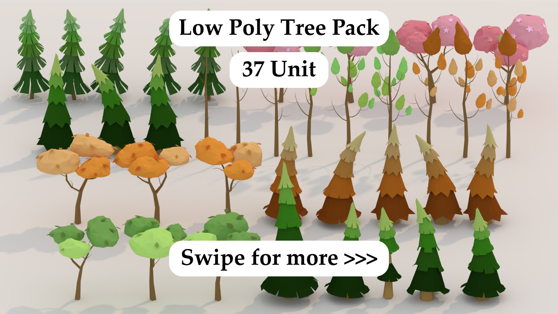 3D Trees Pack Model - TurboSquid 1324463