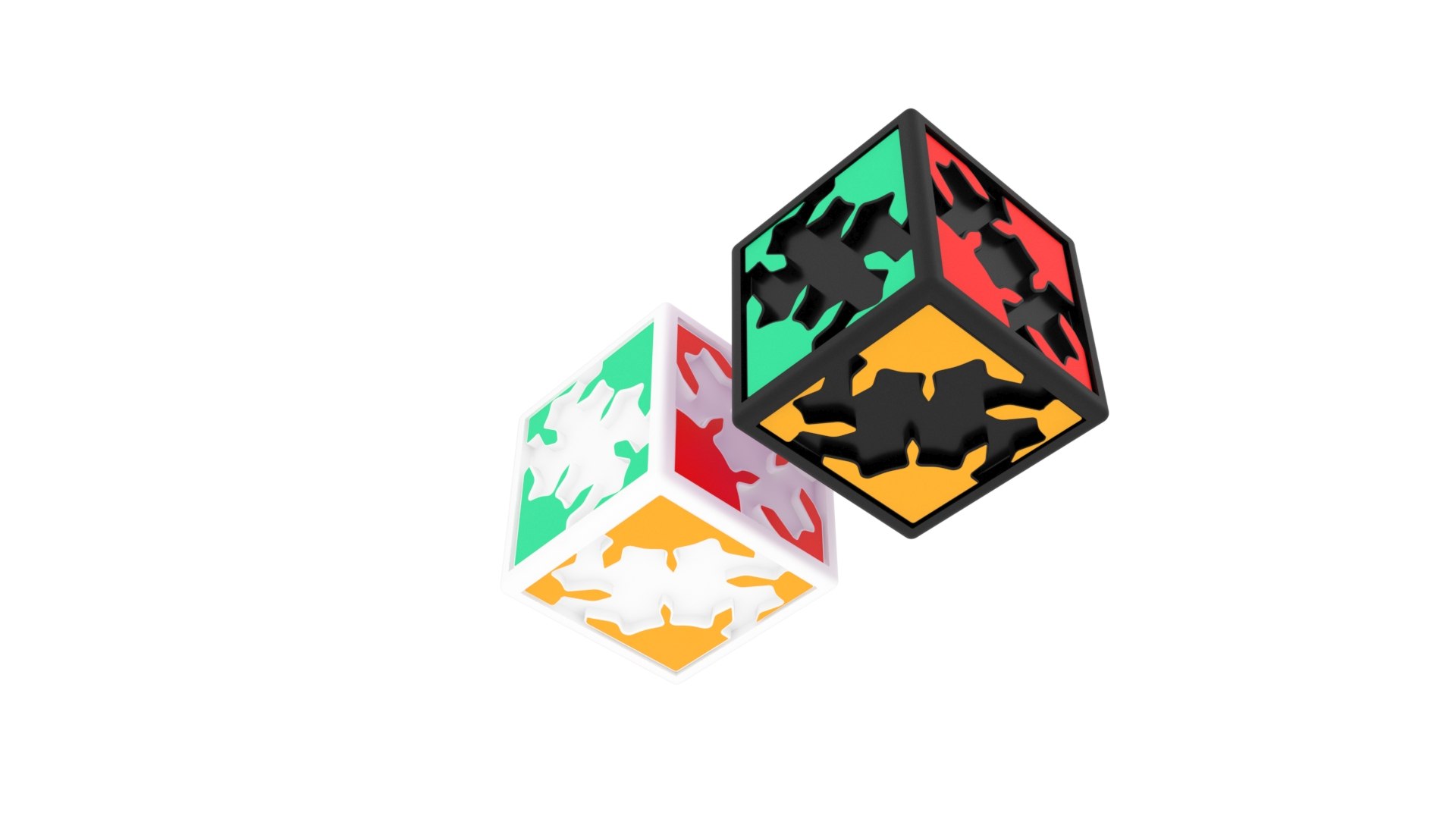 Gear Shift Cubes 3D model - TurboSquid 1754222