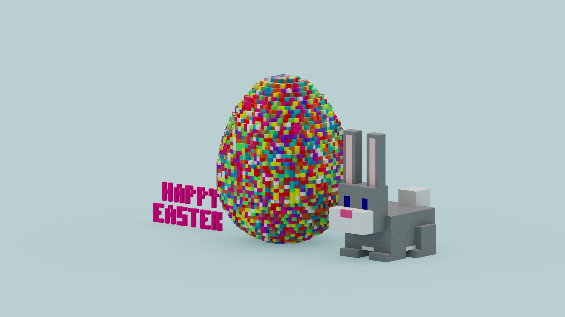 Voxel Easter Pack 3D model - TurboSquid 2054336