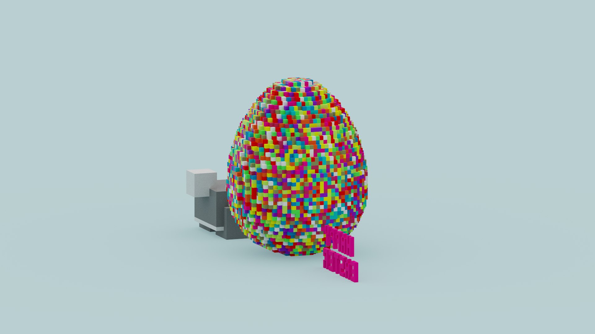 Voxel Easter Pack 3D model - TurboSquid 2054336