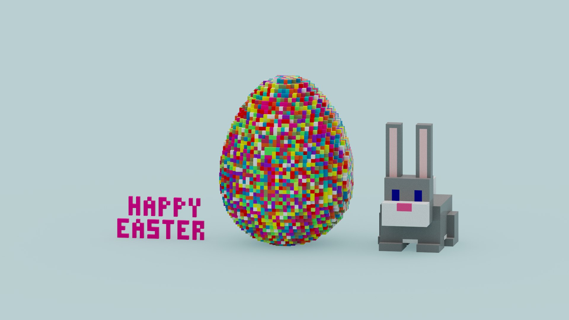 Voxel Easter Pack 3D model - TurboSquid 2054336