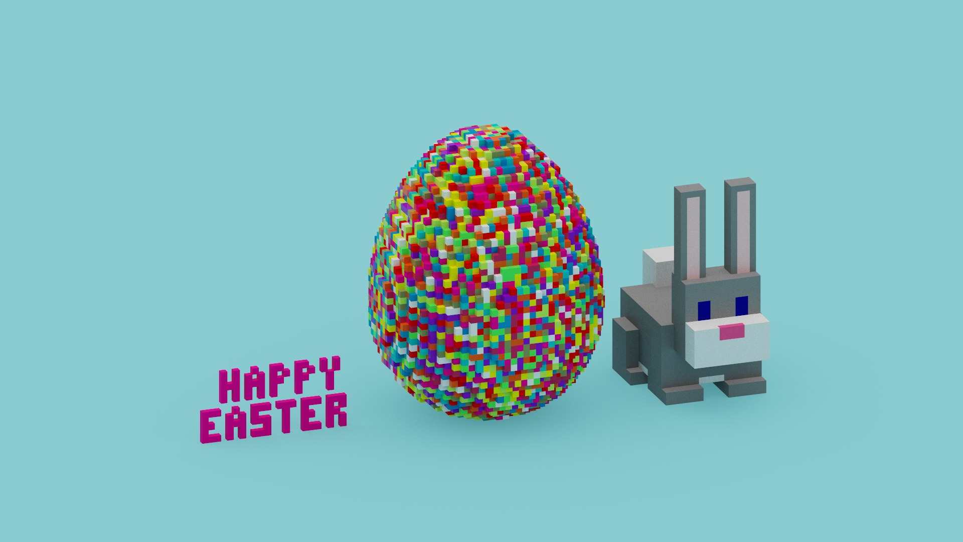 Voxel Easter Pack 3D model - TurboSquid 2054336