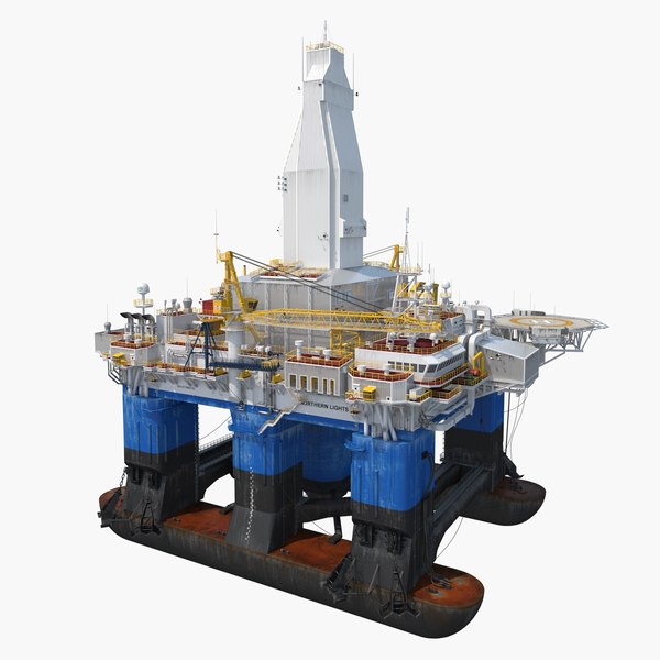 3D drilling rig model - TurboSquid 1251326
