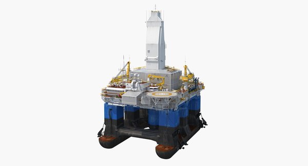 3D drilling rig model - TurboSquid 1251326
