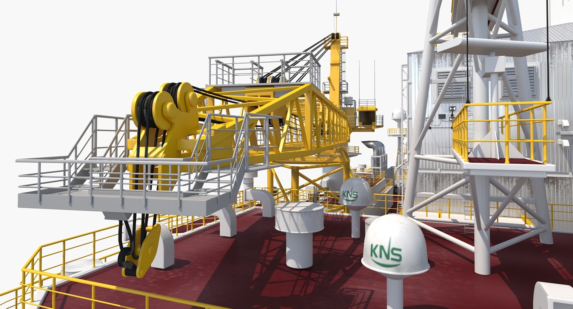 3D drilling rig model - TurboSquid 1251326