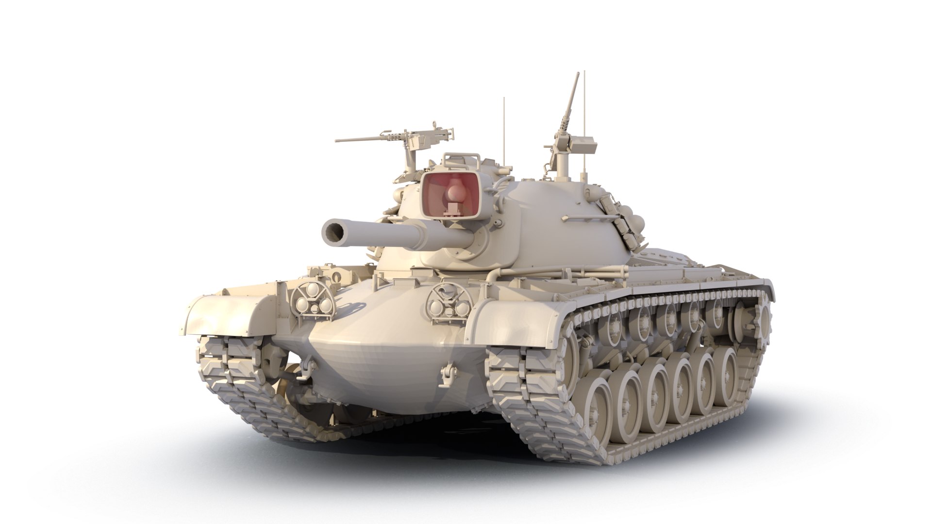 M48A5 3D model - TurboSquid 2154831