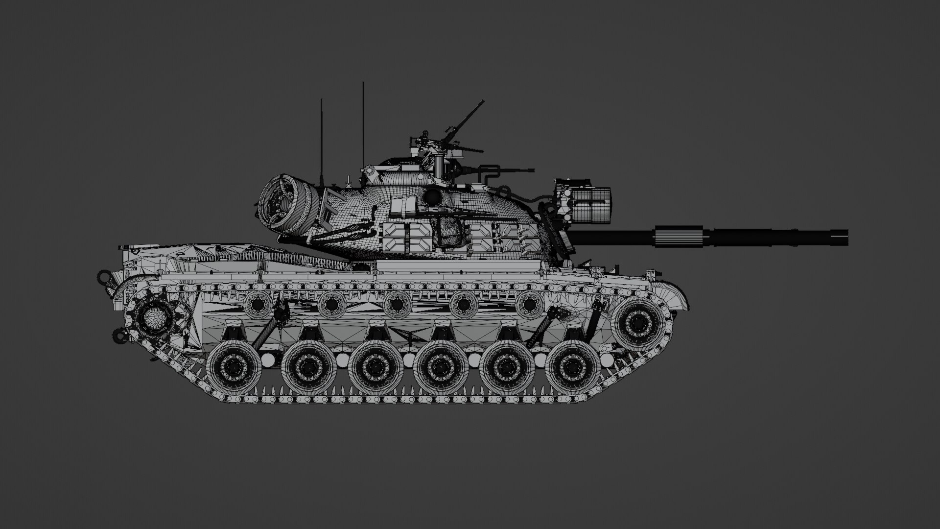 M48A5 3D model - TurboSquid 2154831
