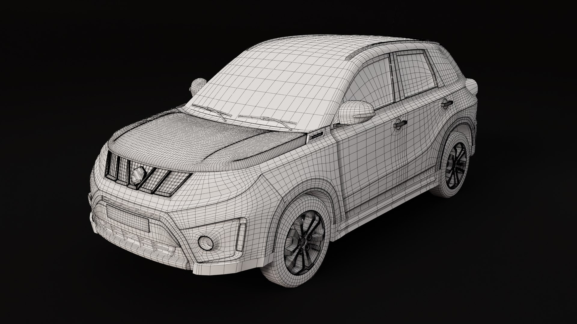 3D Car Suzuki Vitara 2023 With Textures 3D Model - TurboSquid 2132222