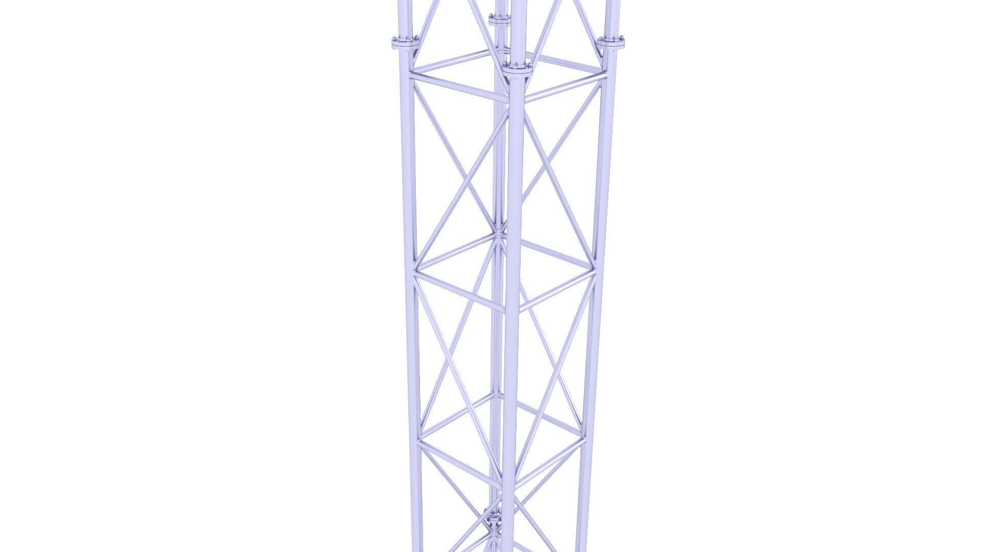 Steel Truss Mast 4 3D Model - TurboSquid 2257212