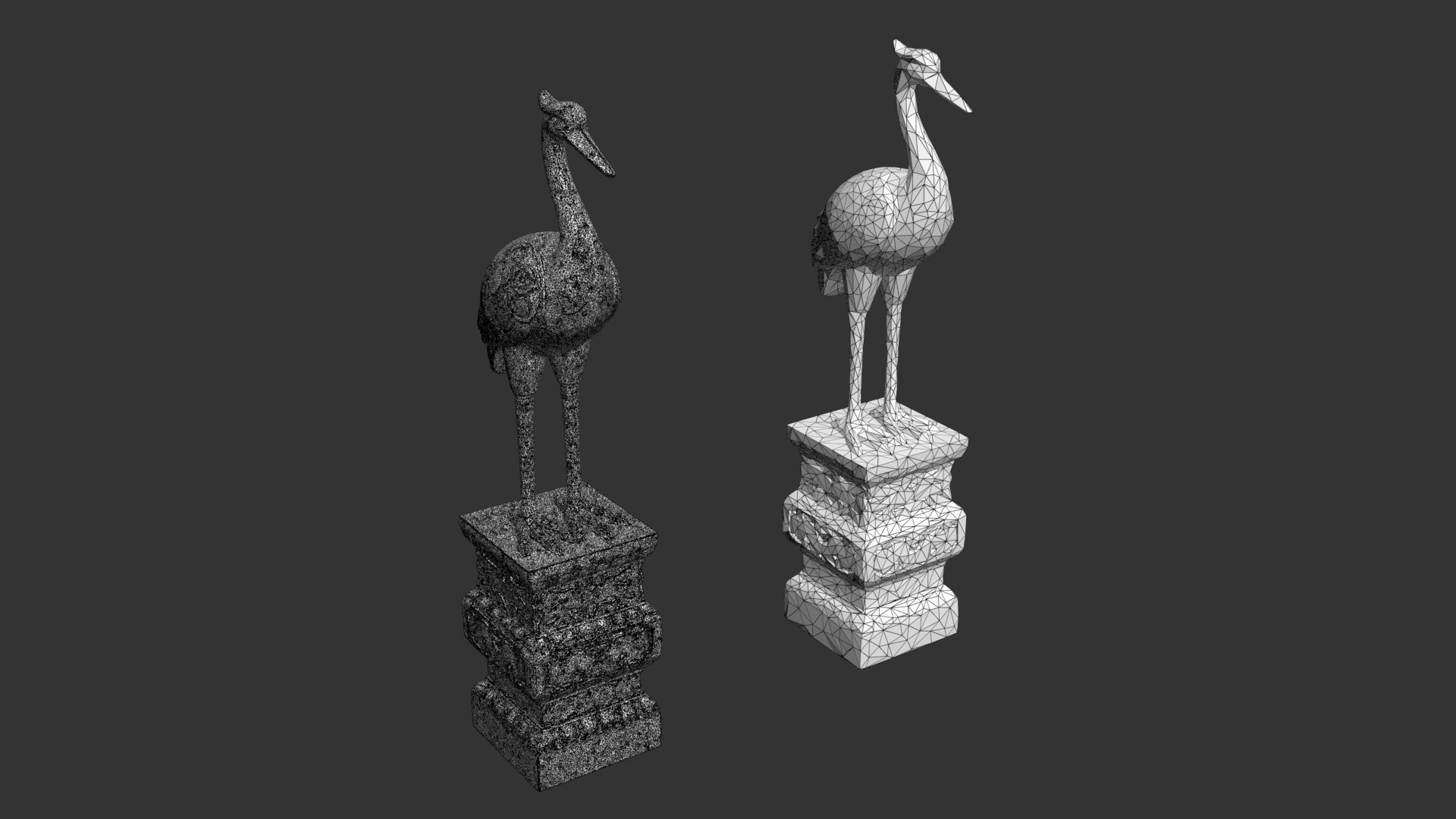 3D Ancient Asia Stone Statue Pack D - 250602 - TurboSquid 2416821
