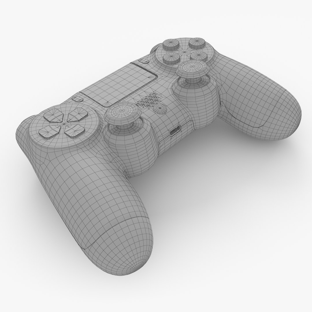 sony playstation 4 3d model