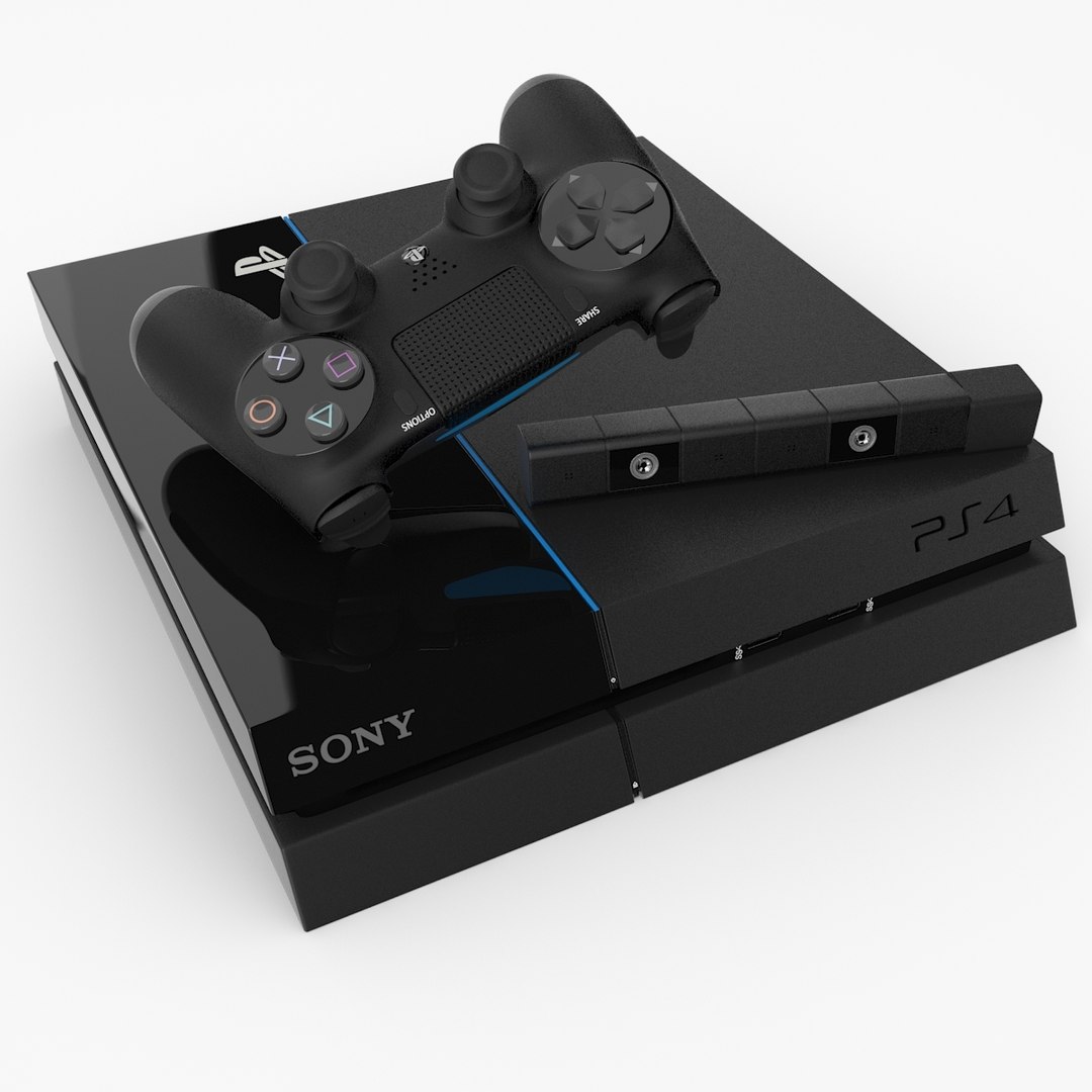 Sony Playstation 4 3d Model