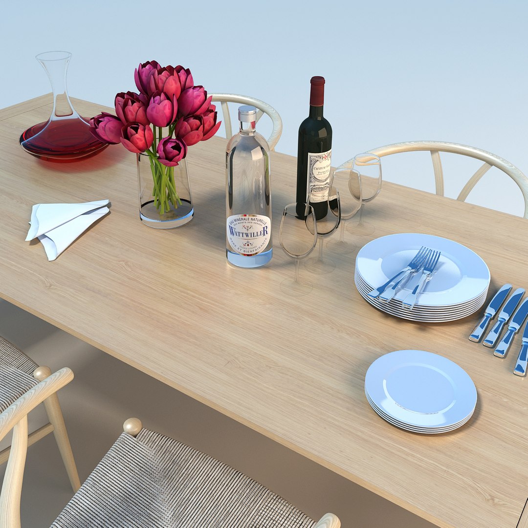 3d Model Dining Table