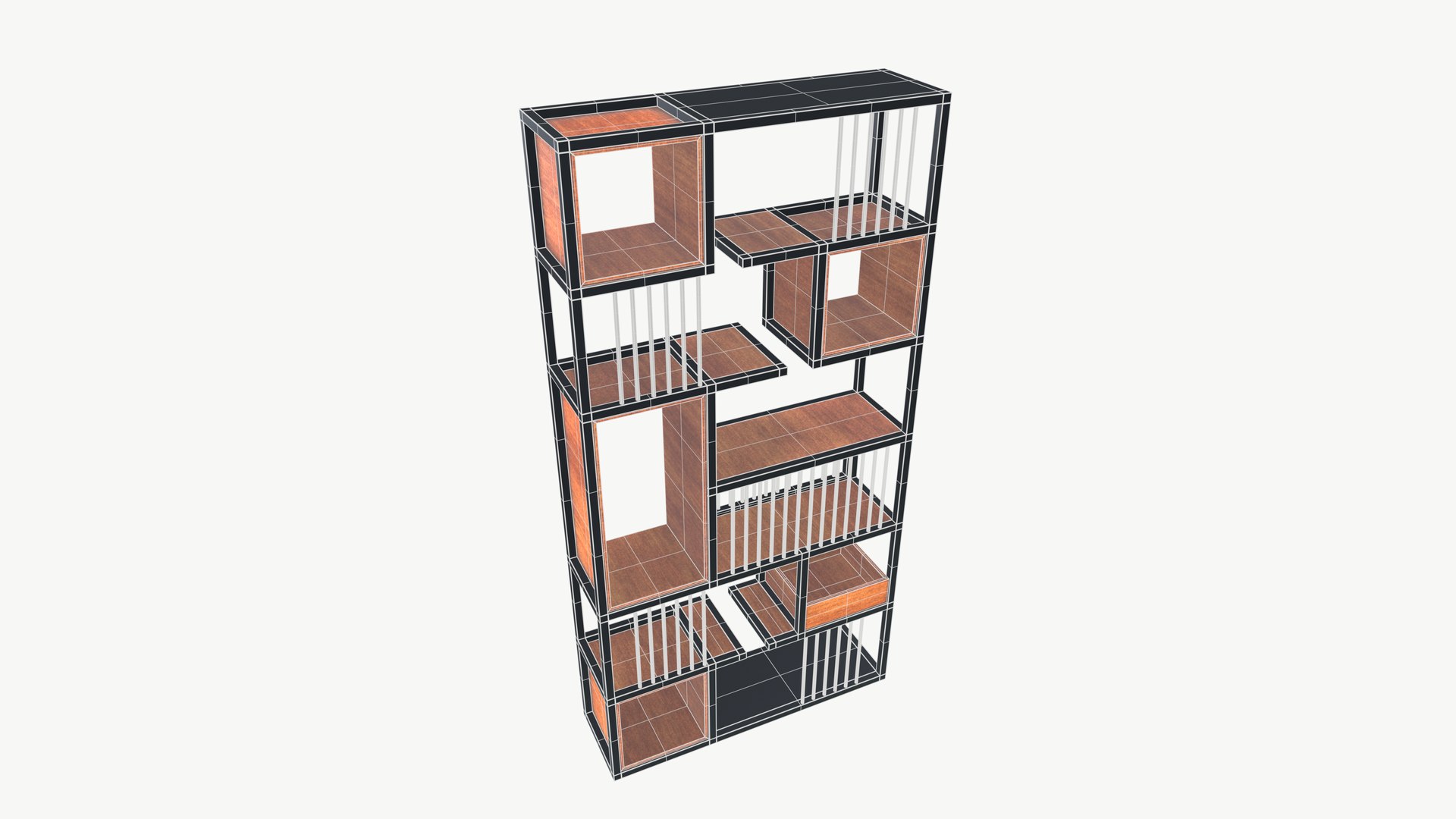 Book Shelf 3D Model - TurboSquid 2333099