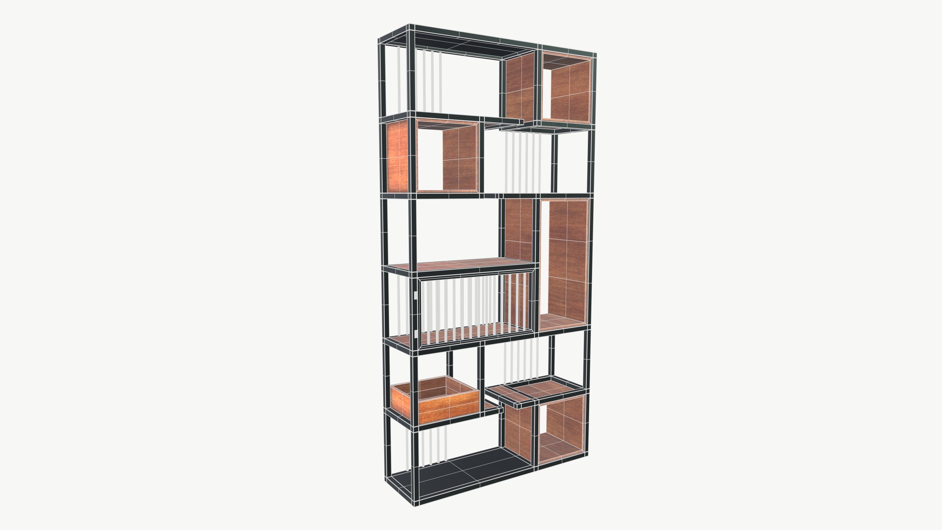 Book Shelf 3D Model - TurboSquid 2333099