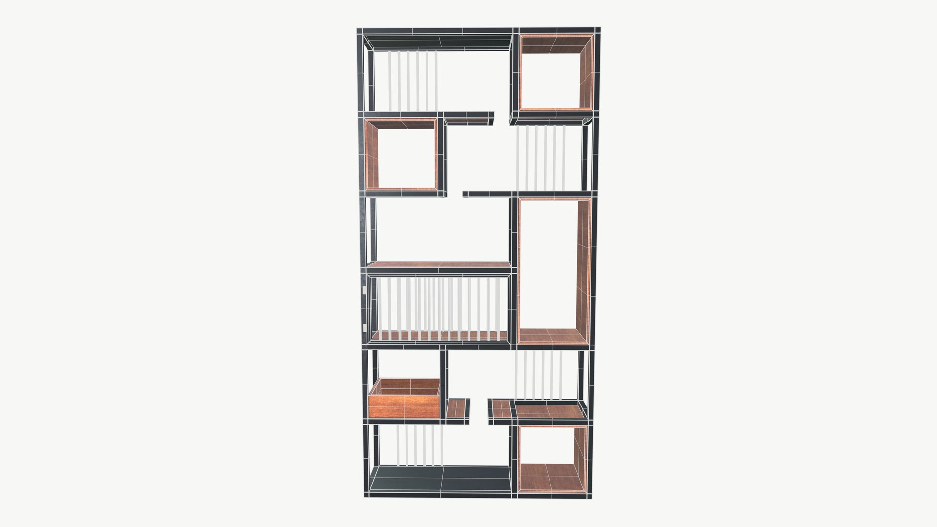 Book Shelf 3D Model - TurboSquid 2333099
