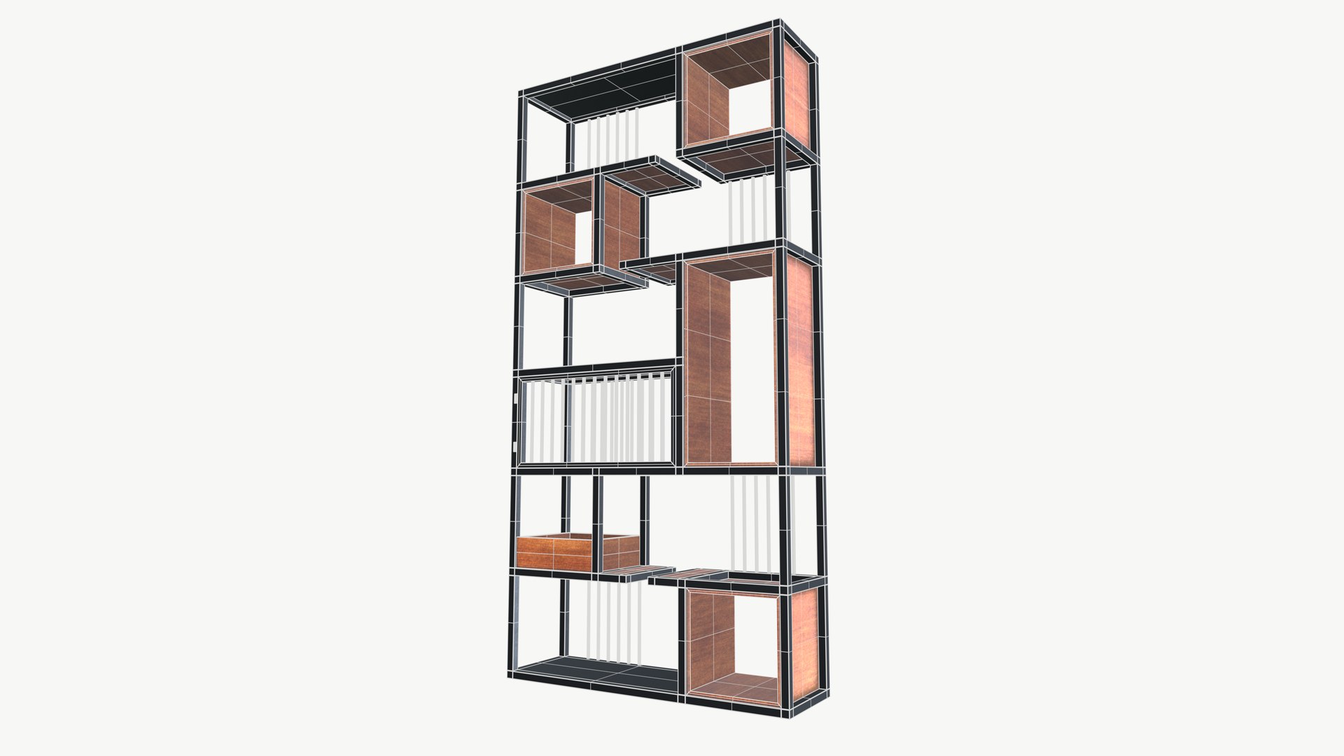 Book Shelf 3D Model - TurboSquid 2333099