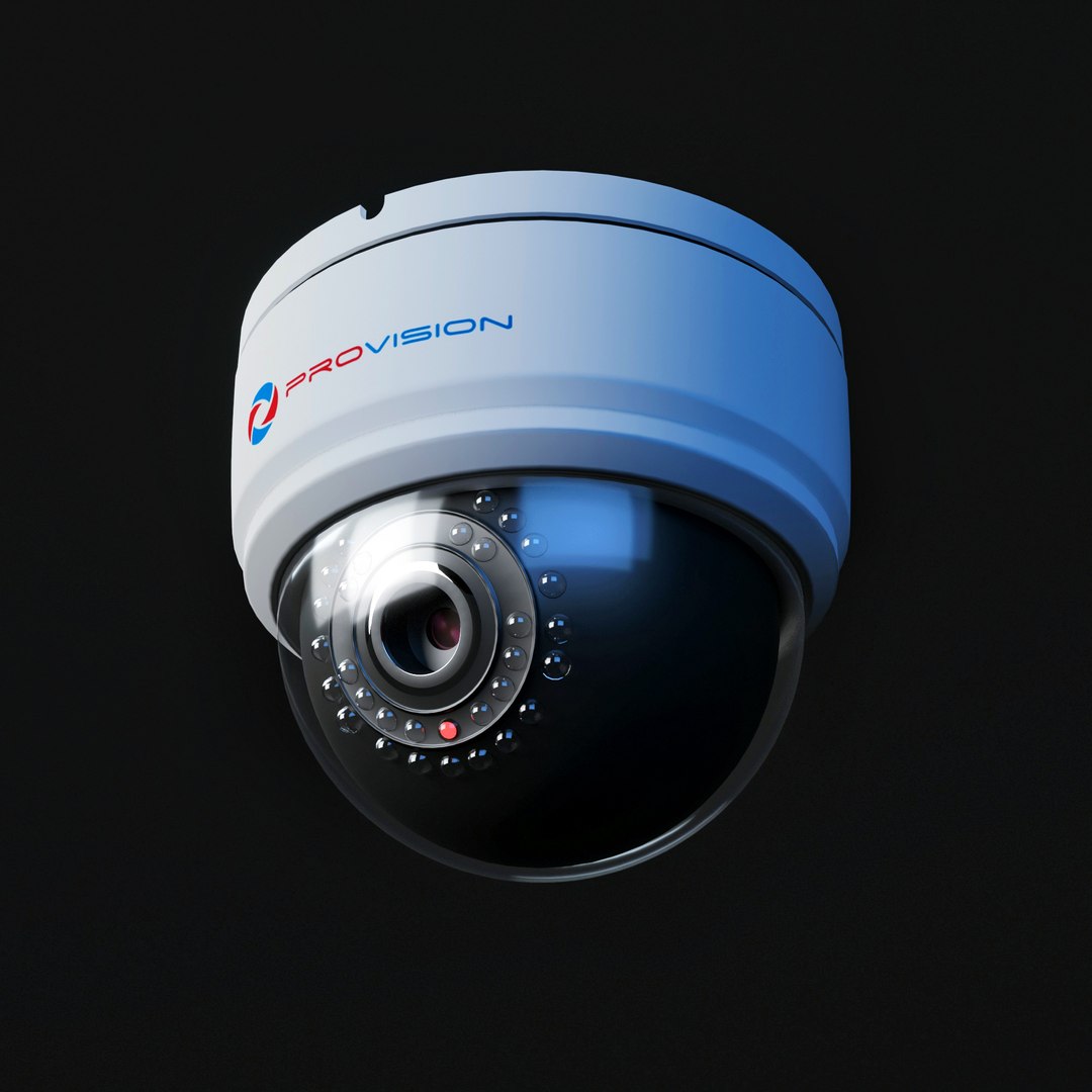 3D Security Dome Camera Model - TurboSquid 1600010