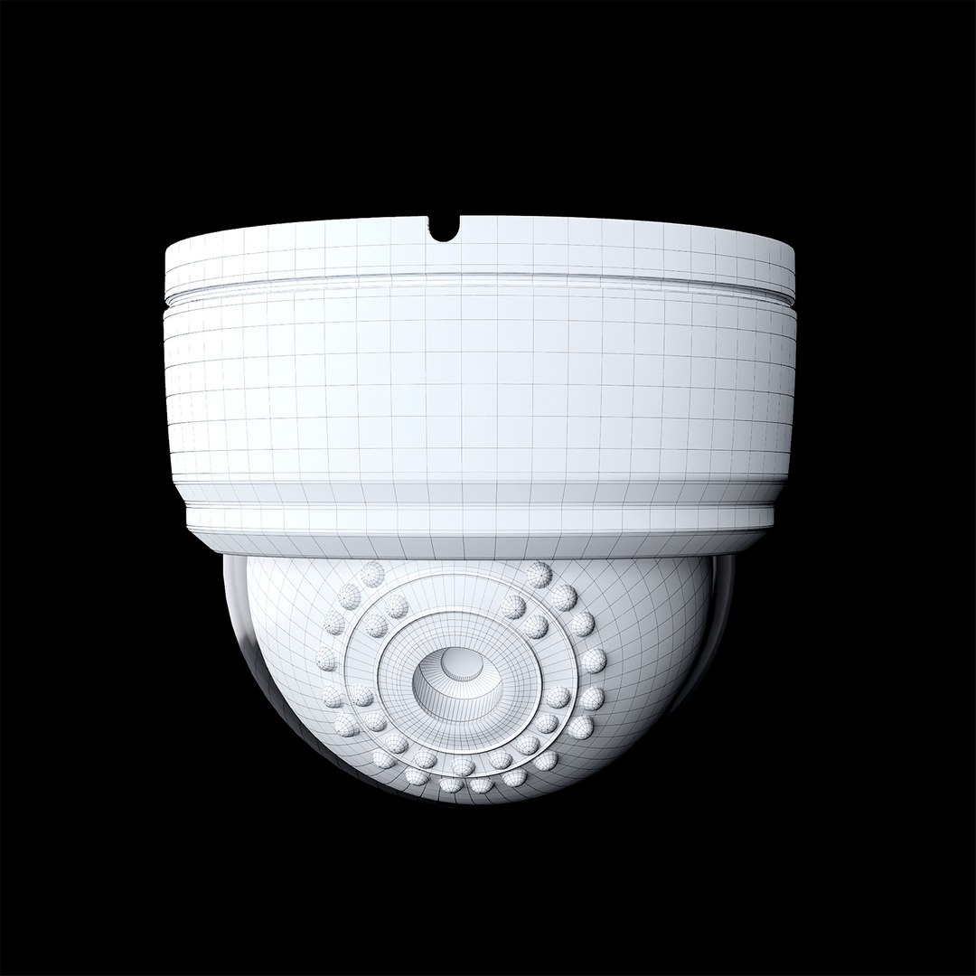 3D Security Dome Camera Model - TurboSquid 1600010